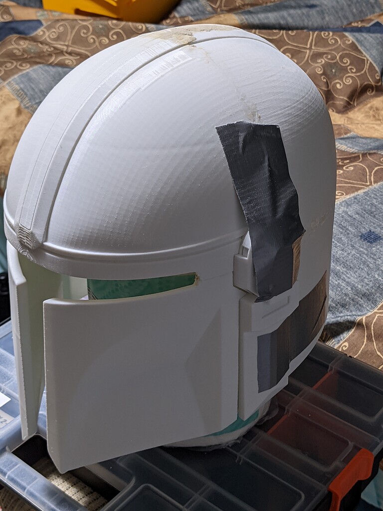 Mando helmet assembled - 3D Printing Gallery - 3D Printing Space