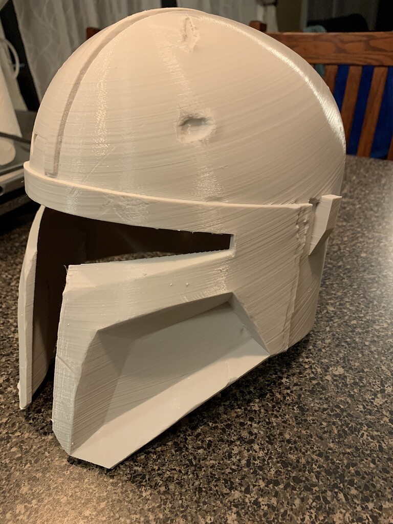 Paz Vizsla helmet fresh off the printer - 3D Printing Gallery - 3D ...