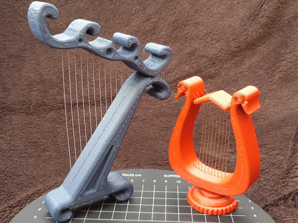Tensegrity Harp & Lyre - 3D Printing Gallery - 3D Printing Space