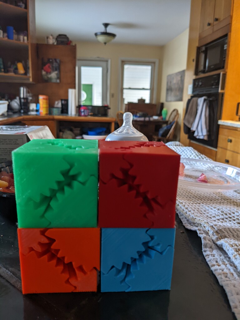 Coloured fidget cubes :D - 3D Printing Gallery - 3D Printing Space