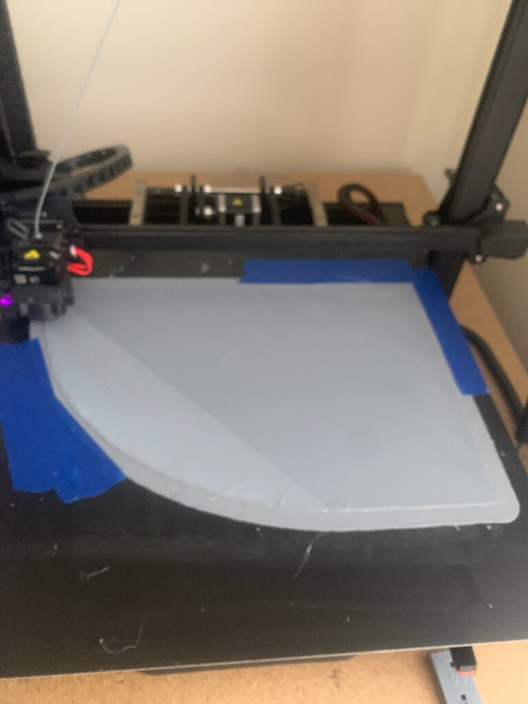 Lifting on corner of print using CRM4 - 3D Printing Space