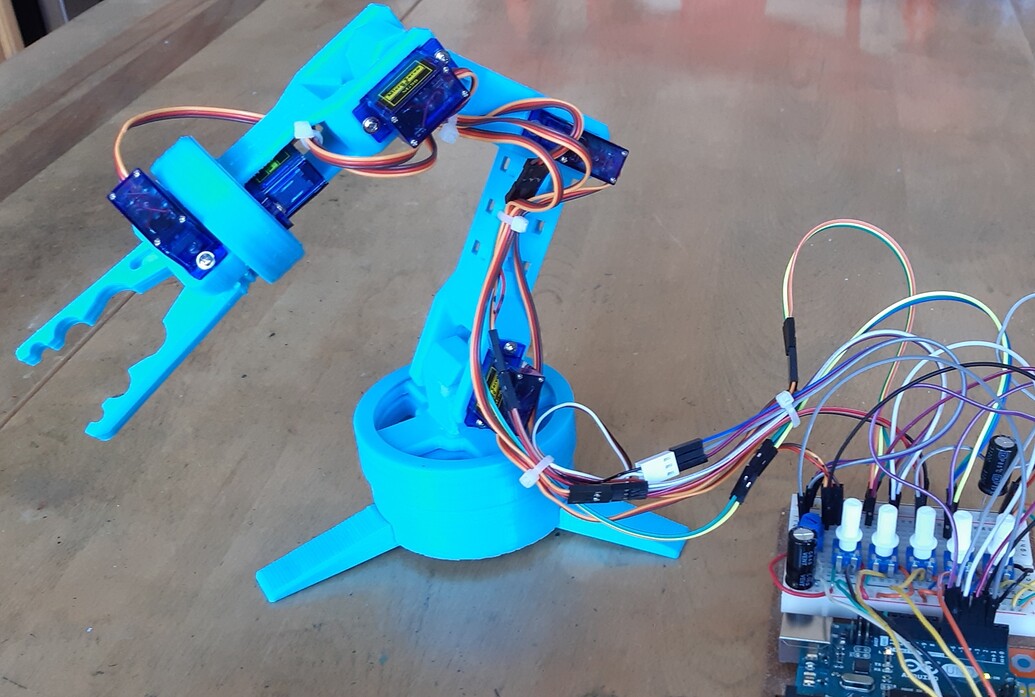 SG90 Robot Arm on Thingiverse - 3D Printing Gallery - 3D Printing Space
