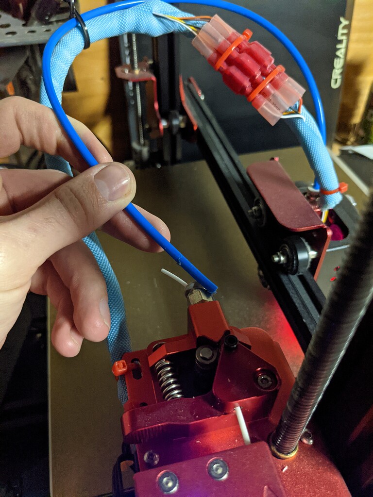 Bowden tube pop's out - 3D Printing Space