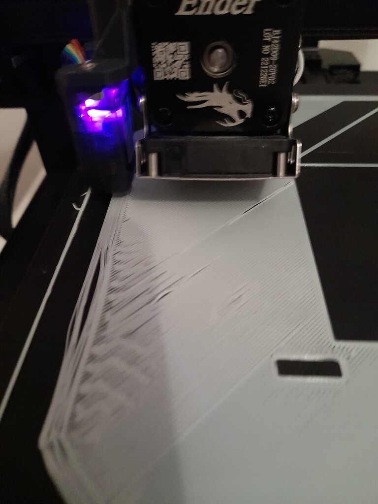 Is this indicative of a warped bed, or just one in need of levelling? - Filament 3D Printer ...