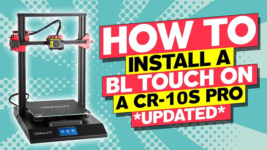 How to install a BLTouch on a CR-10s Pro *UPDATED* - Creality CR-10s ...
