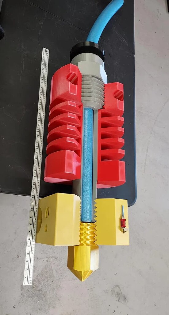 Giant Hotend Model For Teaching - 3D Printing Gallery - 3D Printing Space