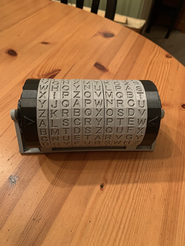 10 letter cryptex - 3D Printing Gallery - 3D Printing Space