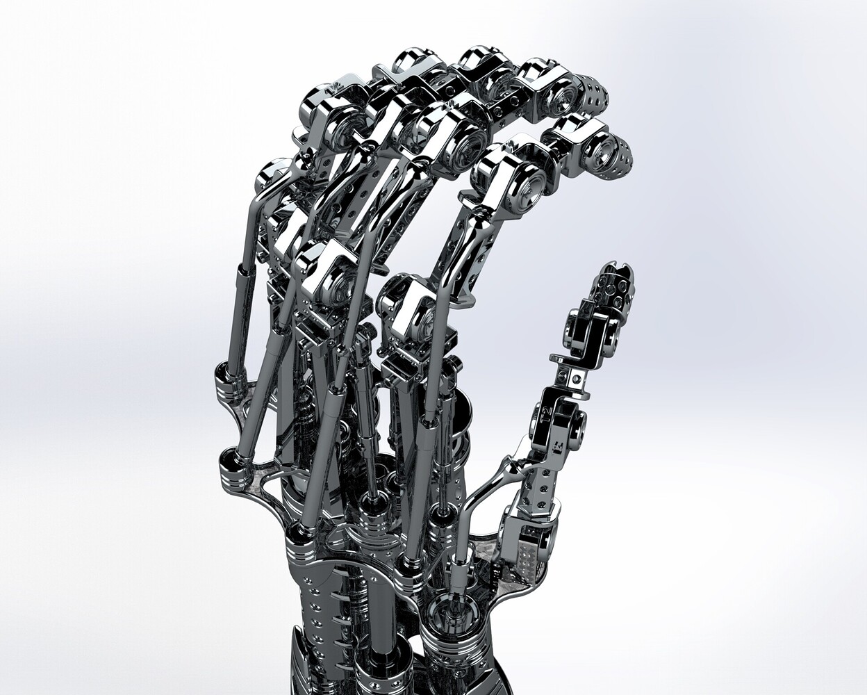 My terminator arm model - 3D Printing Gallery - 3D Printing Space
