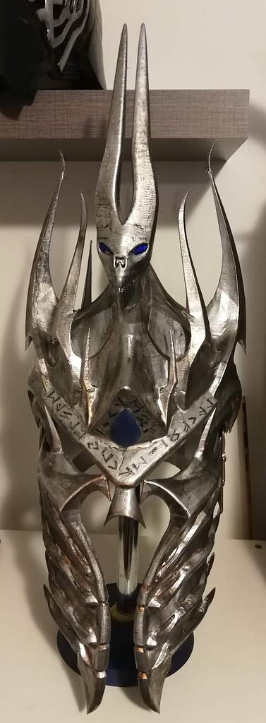 Lich king helmet from Word of Warcraft - 3D Printing Gallery - 3D ...