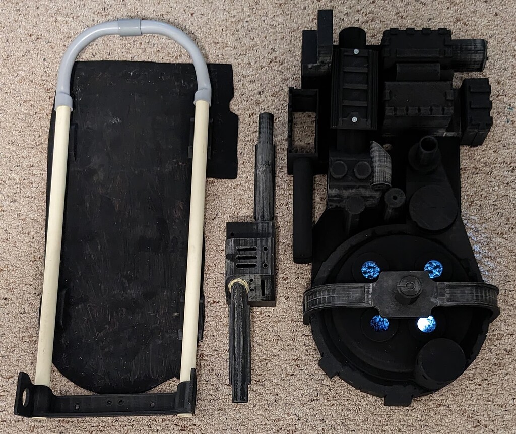 Progress on my Ghostbusters Proton pack - 3D Printing Gallery - 3D ...