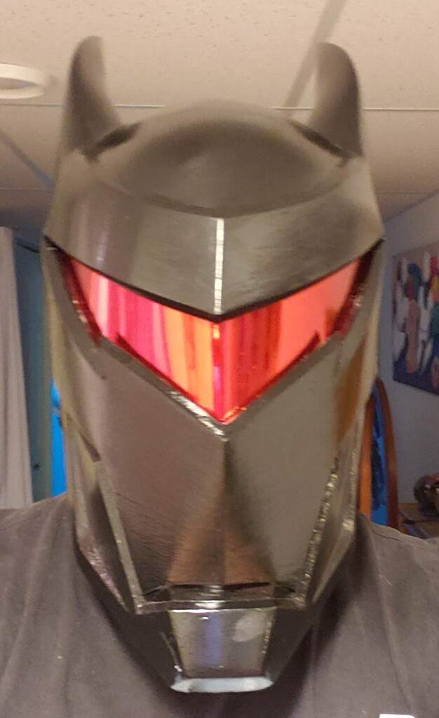 My new Hellbat Helmet - 3D Printing Gallery - 3D Printing Space