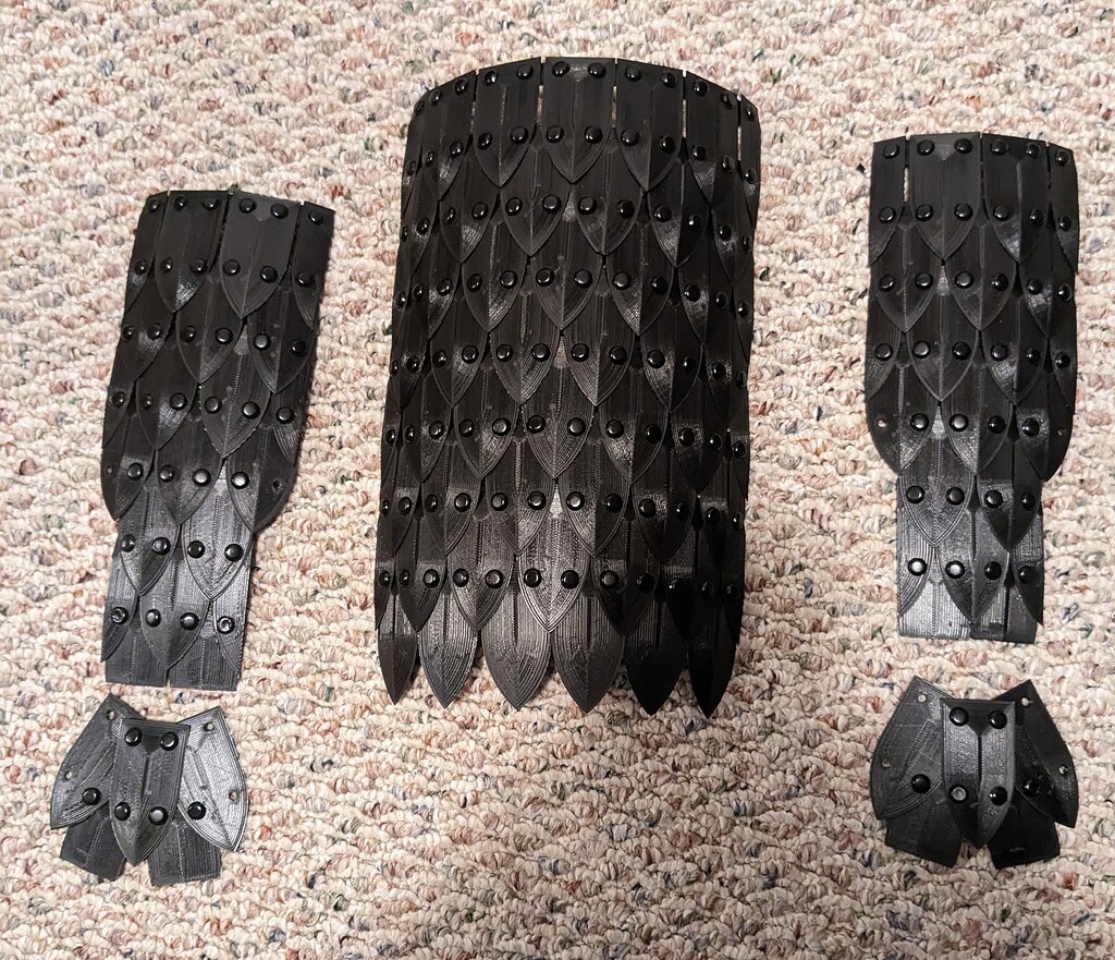 3D printed Scale Armor - 3D Printing Gallery - 3D Printing Space