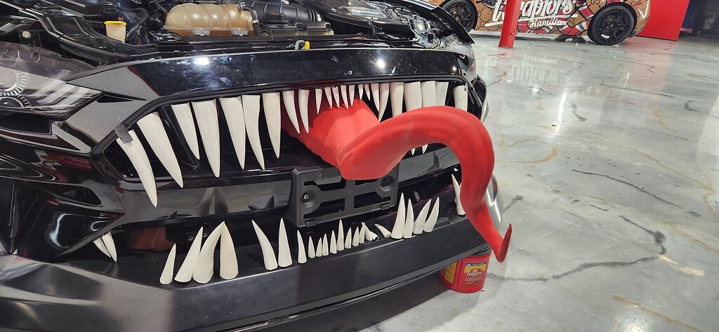 Venom Mustang ( Printed Venom Teeth and tounge ) - 3D Printing Gallery ...