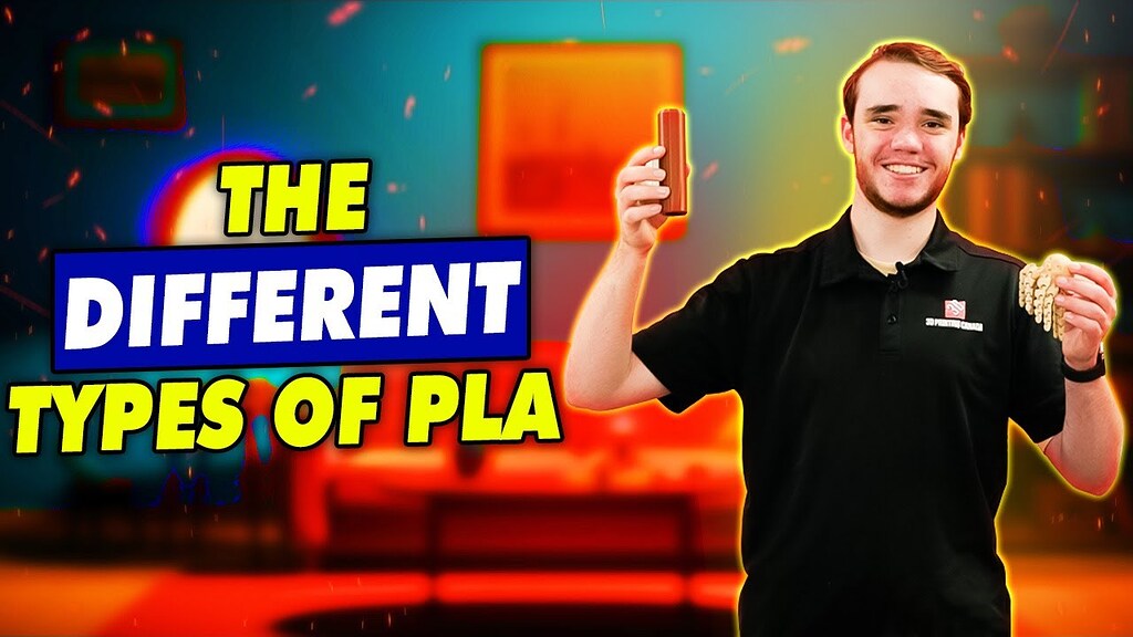 The different types of pla - YouTube - 3D Printing Space
