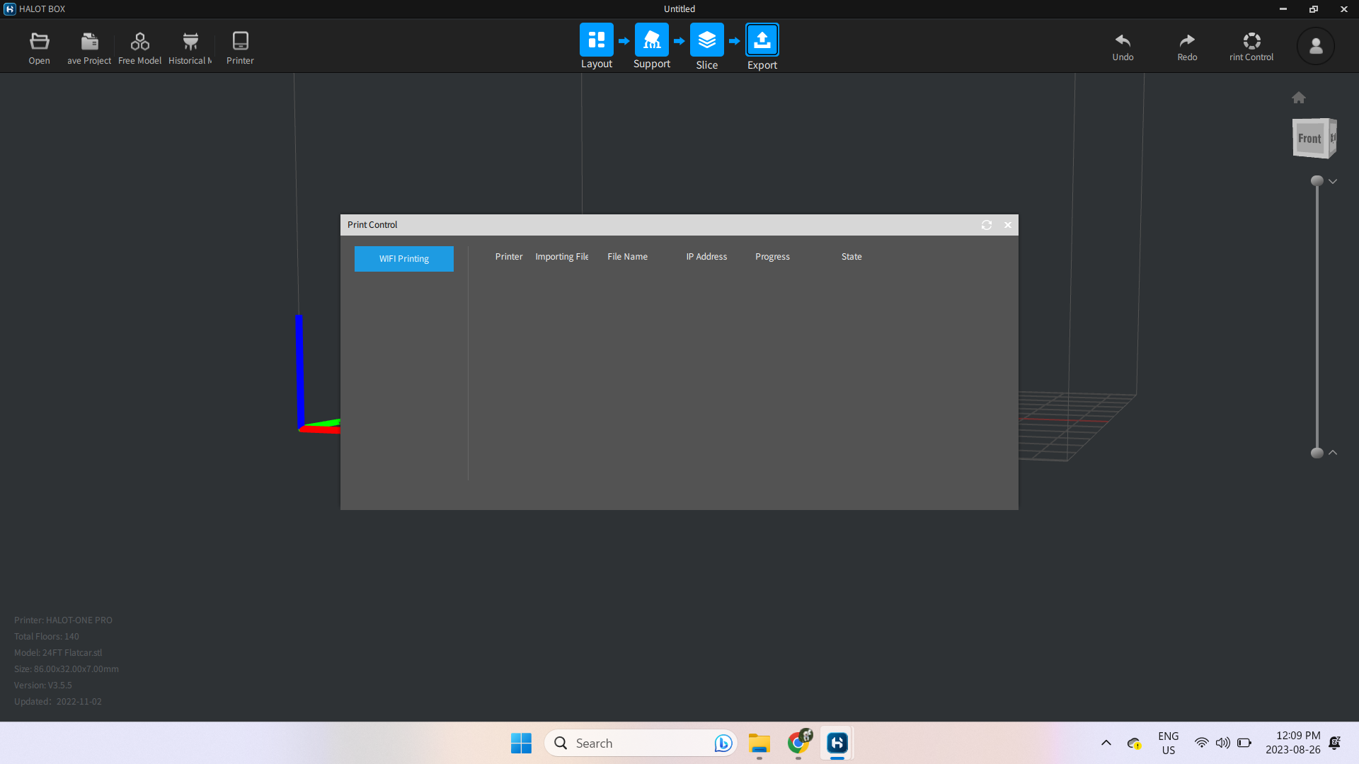 Info not showing - 3D Printing Space